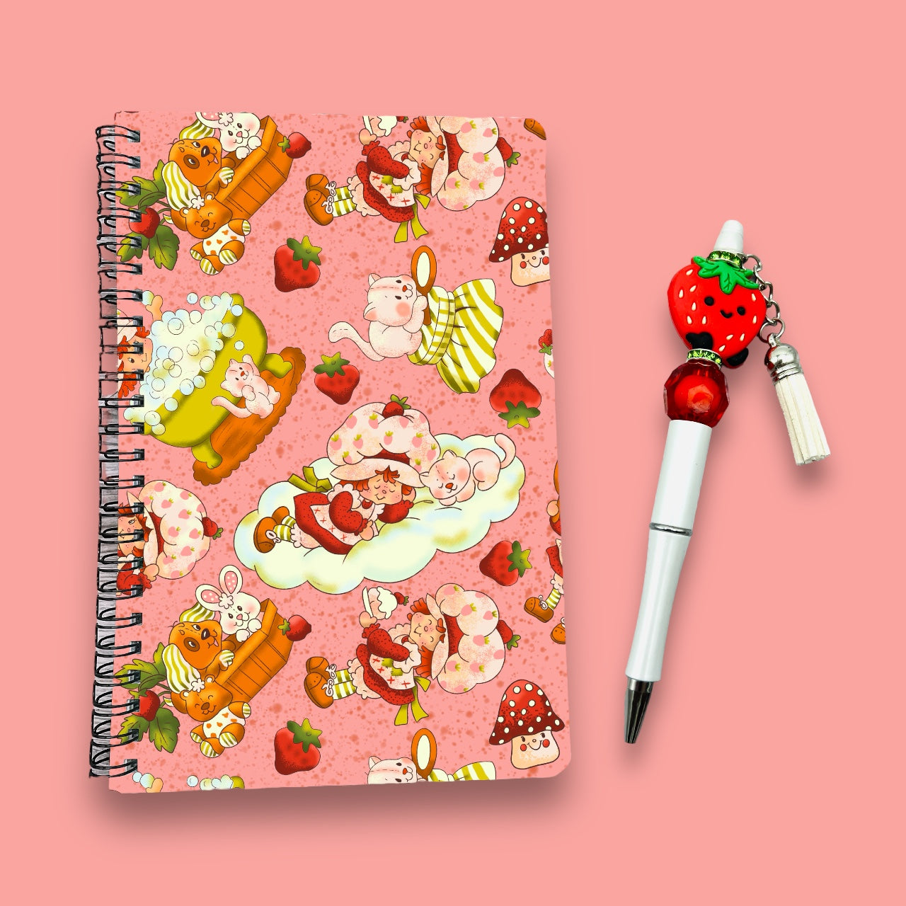 Strawberry Shortcake Notebook & Pen Set – Born2BlossomDesigns